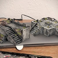 Sci Fi Gothic Train Set 3D Printed Gaming Terrain Warlayer - Etsy UK