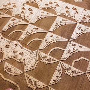 24pcs Spectre Tiles Einstein Tiles Aperiodic Monotile. - Etsy