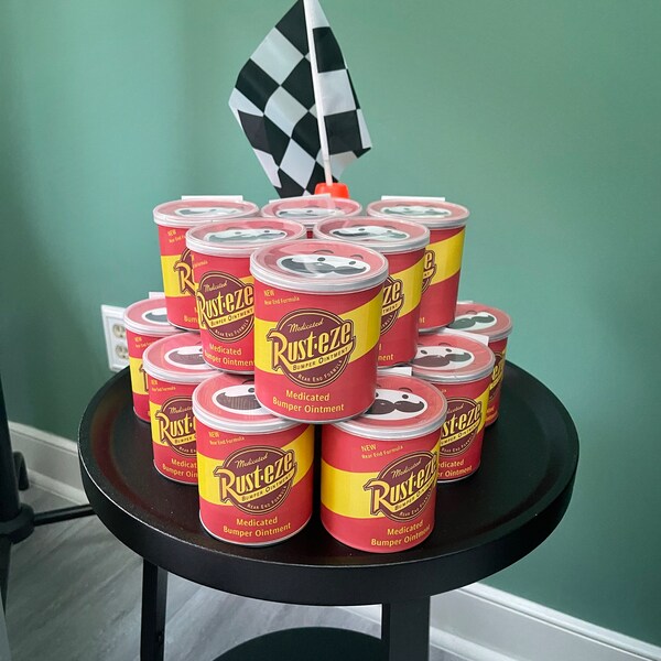 Rusteze Logo Cans | Cars Lightning Mcqueen Printable - Etsy