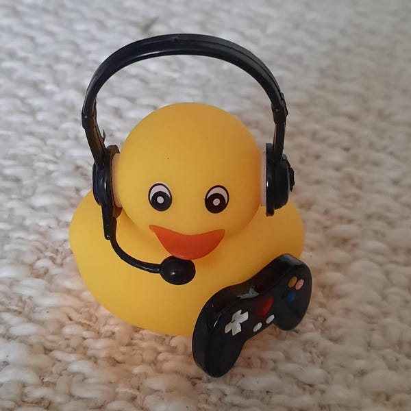 Golfing Rubber Duck: Whimsical Golfer Gift - Etsy