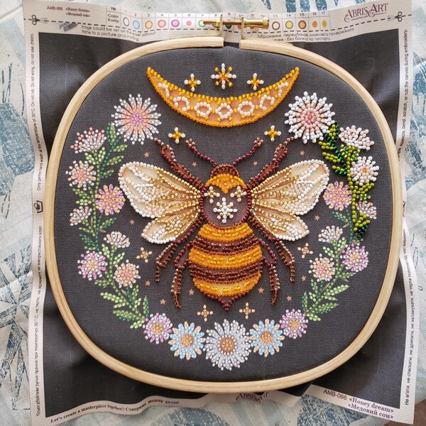 Bead Embroidery Kit Butterfly. Seed Bead Brooch Kit. DIY Craft Kit ...