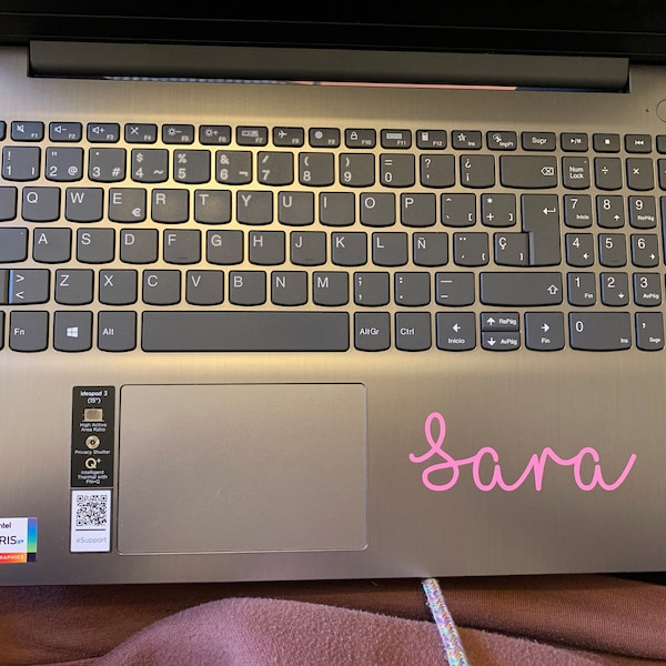 Laptop Name Decal | Laptop Name Sticker | Custom Name Sticker | Name ...
