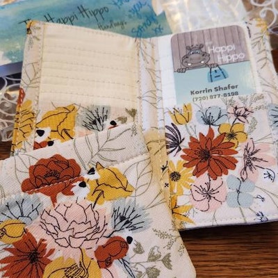 Floral Mini Card Wallet Cute Coin Purse Pocketbook Mini Here We Go ...