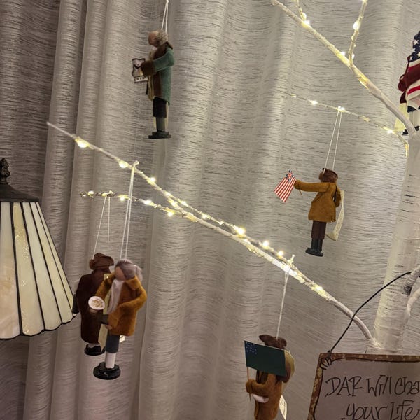 George Washington Ornament, Founding Fathers Ornaments, American ...