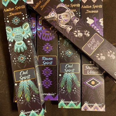 Native Spirits Incense Sticks Medicine Wheel, Sun, Kokopelli, Bear ...