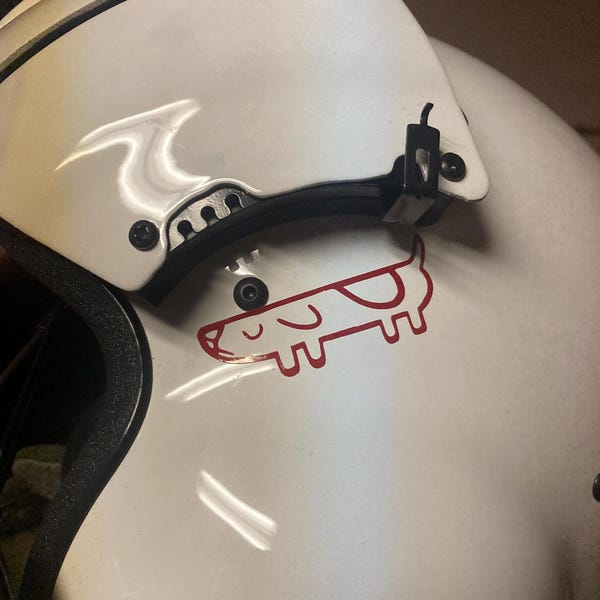 REFLECTIVE Hang Loose Hand Decal Sticker Wavefor Car Mirror Window ...