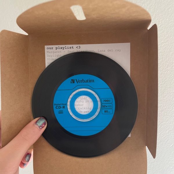 Personalized Mixtape CD: Custom Audio, Hand-stamped Cover Mixed CD ...