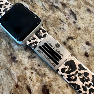 Medical Alert Watch Band, Medical Id Tag, Medical Alert Bracelet ...