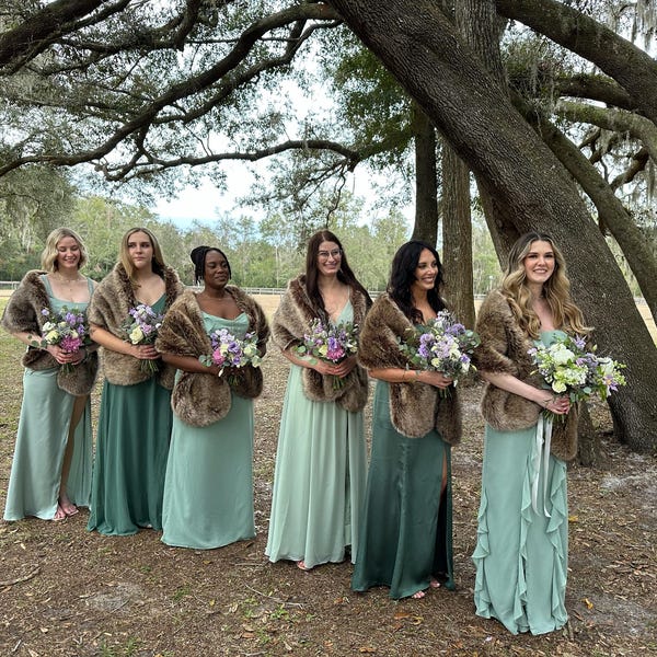 Light Ivory Flower Girl Faux Fur Wrap, Shawl (kid Wht01) - Etsy