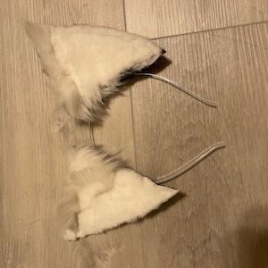 Wolf Ear Pattern for Making Faux Fur Costume Ears Animal Ears Cosplay ...