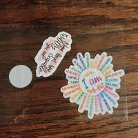 You Are Vinyl Holographic Sticker, Affirmation Sticker, Mental Health ...
