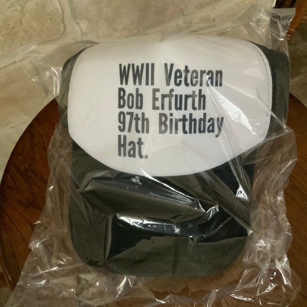 This is My 97th Birthday Hat, 97 Years Old Hat, 97th Birthday Hat ...