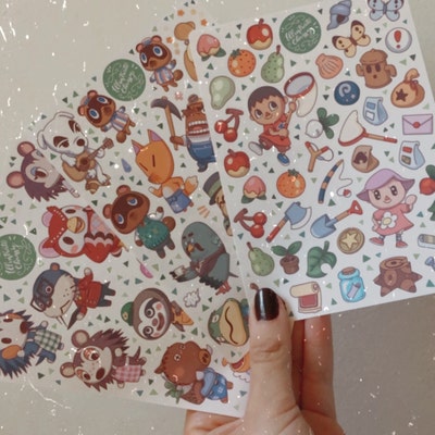 Animal Crossing Sticker Pack Nintendo Stickers Cute Animal Crossing ...