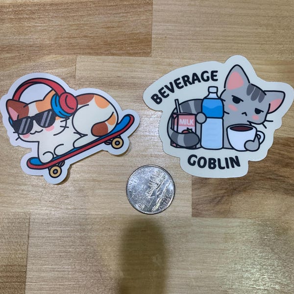 Kawaii Cat Workout Planner Stickers, Workout Reminders, Cute Planner ...