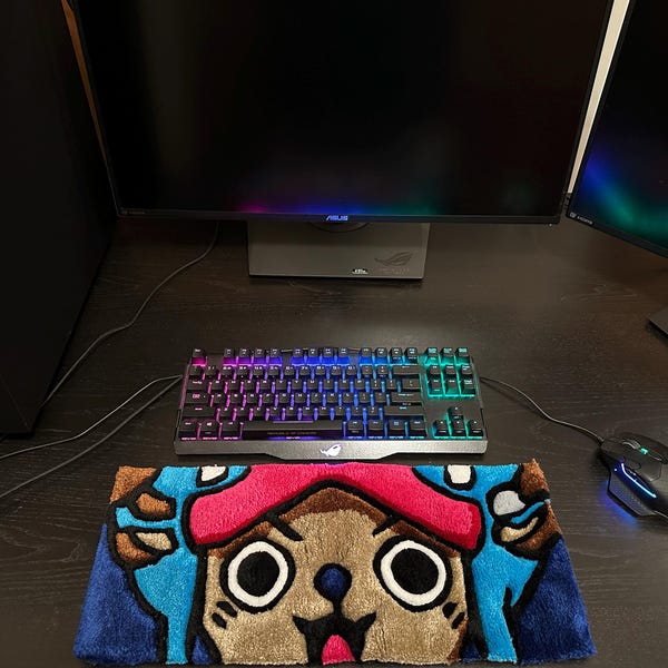 Handmade Tufted Zoro Keyboard Rug - Etsy