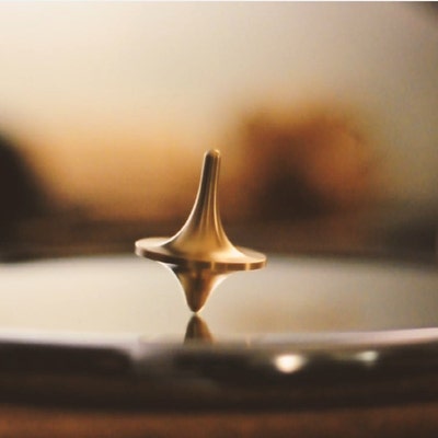 The Spin Brass Spinning Top // Fidget // Inception Totem // Gyroscope ...