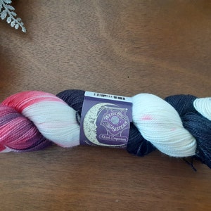 Gothic Lisa Frank Indie Dyed Yarn | Etsy