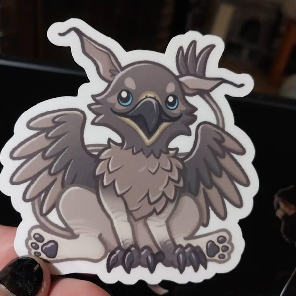 Dragon Age Assan Sticker | 3" Sticker | Grey Warden Griffon - Etsy