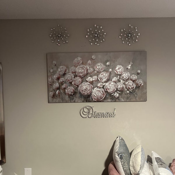 Swarovski Crystal Name Sign, Your First or "last Name" up to FOUR ...