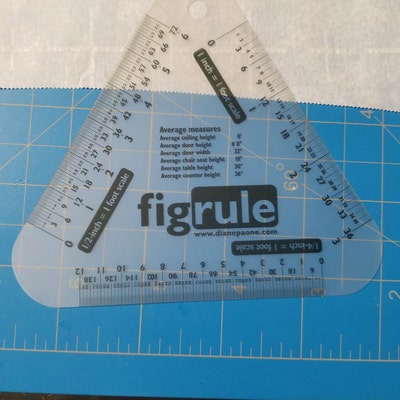 Dollhouse Miniature Scale Ruler / Converter Automatic Measuring Tool ...