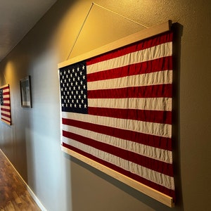 Flag Frame Large Wooden Frames american Flag Not Included - Etsy