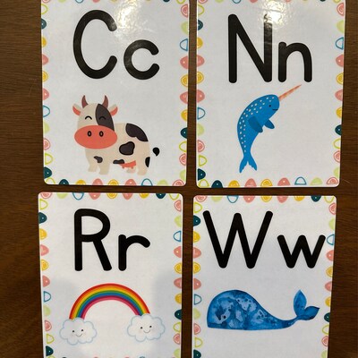 Small Bug ABC Flashcards Insect Alphabet Flashcards - Etsy