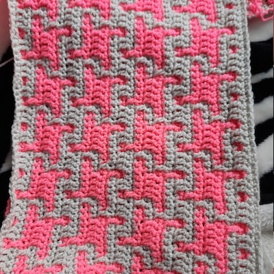 Crochet PATTERN Neon Fizz Throw Mosaic Crochet Blanket - Etsy