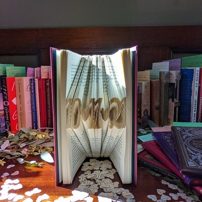 200 Pieces Book Page Confetti 5/8 Book Page Table Scatter Book Confetti ...