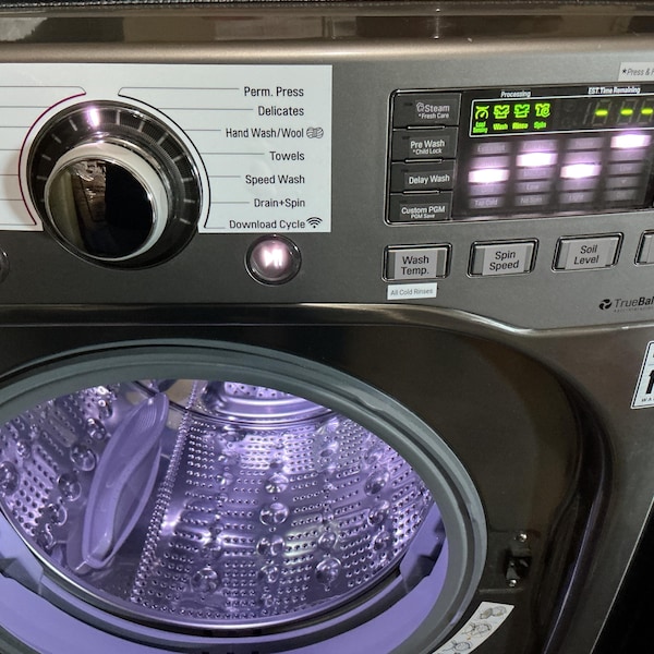 Samsung Model WF365BTBGWR Washer Sticker Sheet Labels / Decals - for ...