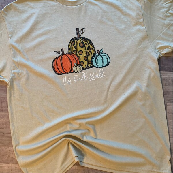 Ready to Press Fall Screen Print Transfer, Heat Transfer for T-shirts ...