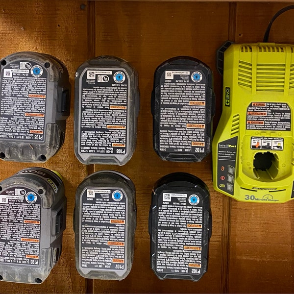 6 Pack - Tool Mounts/hangers/holders/brackets for Ryobi 18v/ryobi One ...