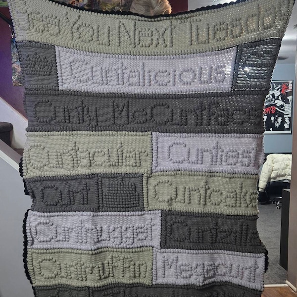Crochet Pattern//ouija Board//single Crochet Tapestry//graph and ...