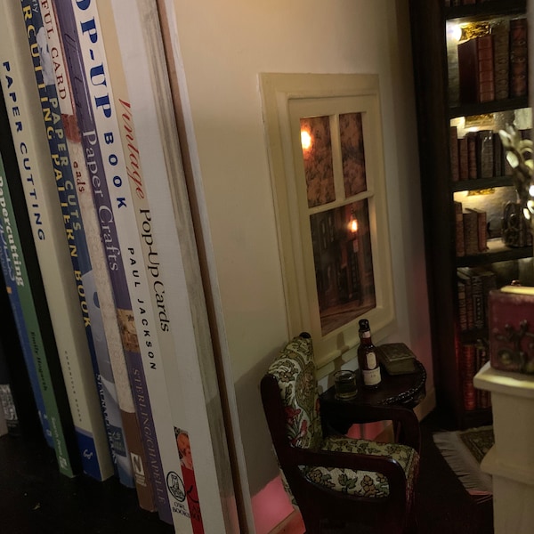 Book Nook Kit, Diorama, 'mirror Wall Kit' Diorama Book Nook (MR), Blank ...