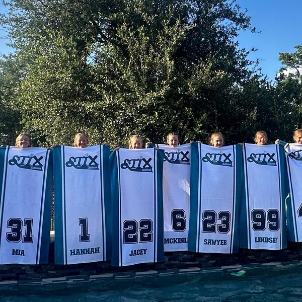 Personalized Sport Team Beach Towel: School Team Gift - Etsy