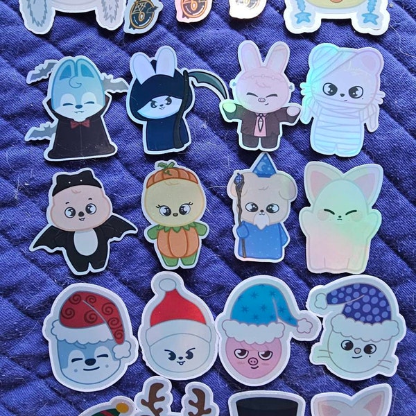 Stray Kids SKZOO Cute Chibi Stickers • 2-inch Kpop Stickers • Water ...