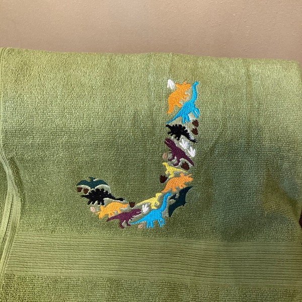 J Dinosaur Embroidery Design | Dinosaur Alphabet, Dinosaur Embroidery ...