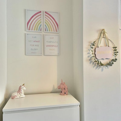 Nursery Bible Verse Wall Art Boho Christian Art Scripture - Etsy