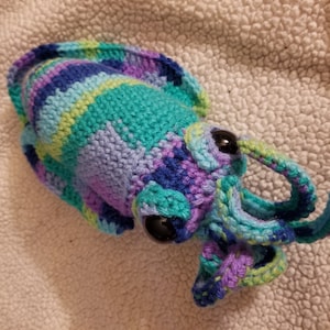 Large Angel Fish Plush Crochet Toy Amigurumi Blue and Gray - Etsy