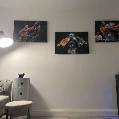 Conor Mcgregor UFC MMA Grunge Abstract Irish Flag Sports - Etsy