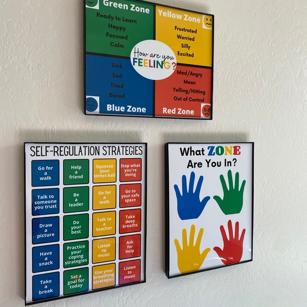 Anger Management Ladder, Self-regulation Zones Tool, Calming Corner ...
