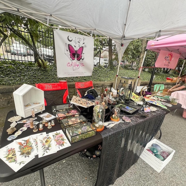 Full Color Trade Show Table Throw, Custom Stretch Tablecloth for Event ...