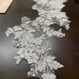 Elegant Bridal Lace Trim Wedding Dress Lace Trim Flower Lace - Etsy