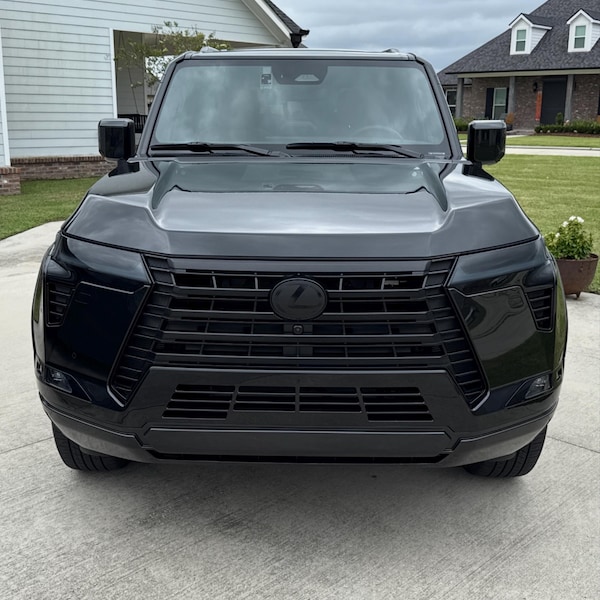 2017 - 2025 Toyota Highlander Front Stealth Emblem Vinyl Overlay Decal ...