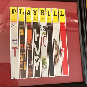 Custom Broadway Playbill Framed Art Collage Personalize It - Etsy