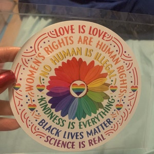 Love is Love, Women's Rights Are Human Rights, No Human is Illegal ...