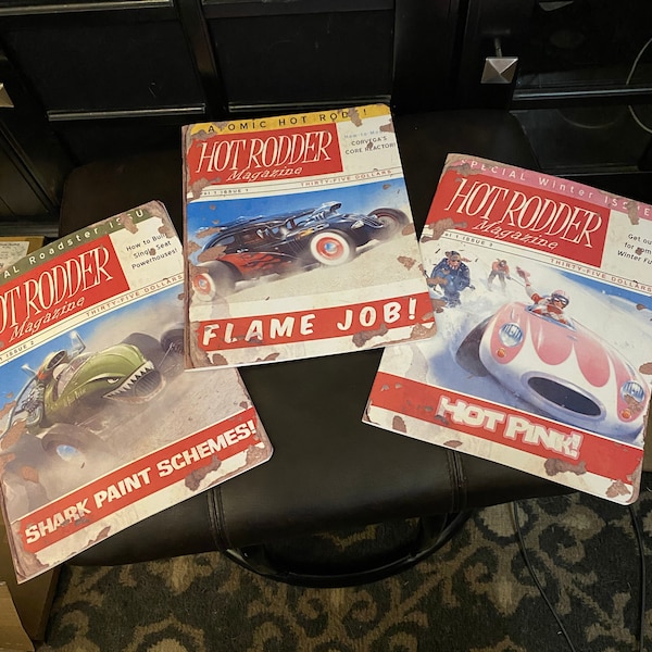 Un-official Handmade Fallout 4 COMPLETE SET of Hot Rodder Magazines ...