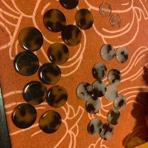 1 Tortoise Shell Circle Blanks No Hole 2.5 Inch Extra | Etsy