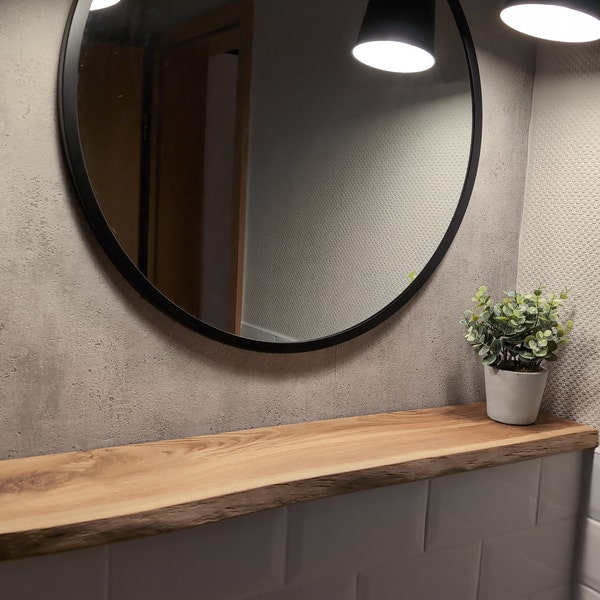 Wall Board Windowsill Cover Plate Oak Tree Edge Solid Brushed and Oiled ...