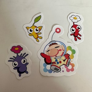 Pikmin Chibi Sticker Set - Etsy