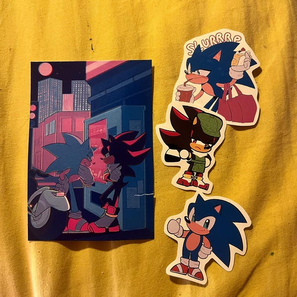 Sonic Keychains Pair - Etsy